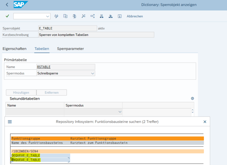 Sperrkonzept ENQUEUE – DEQUEUE | SAP Blog