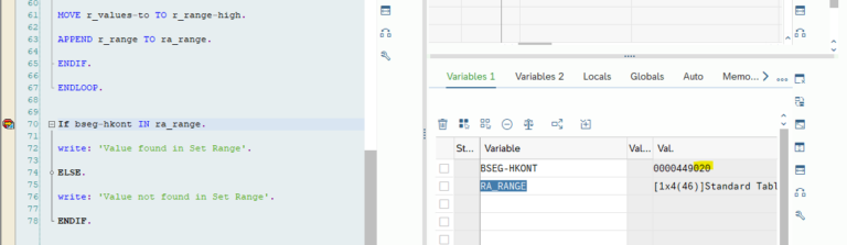 How to use SETS and RANGES in ABAP | SAP Blog
